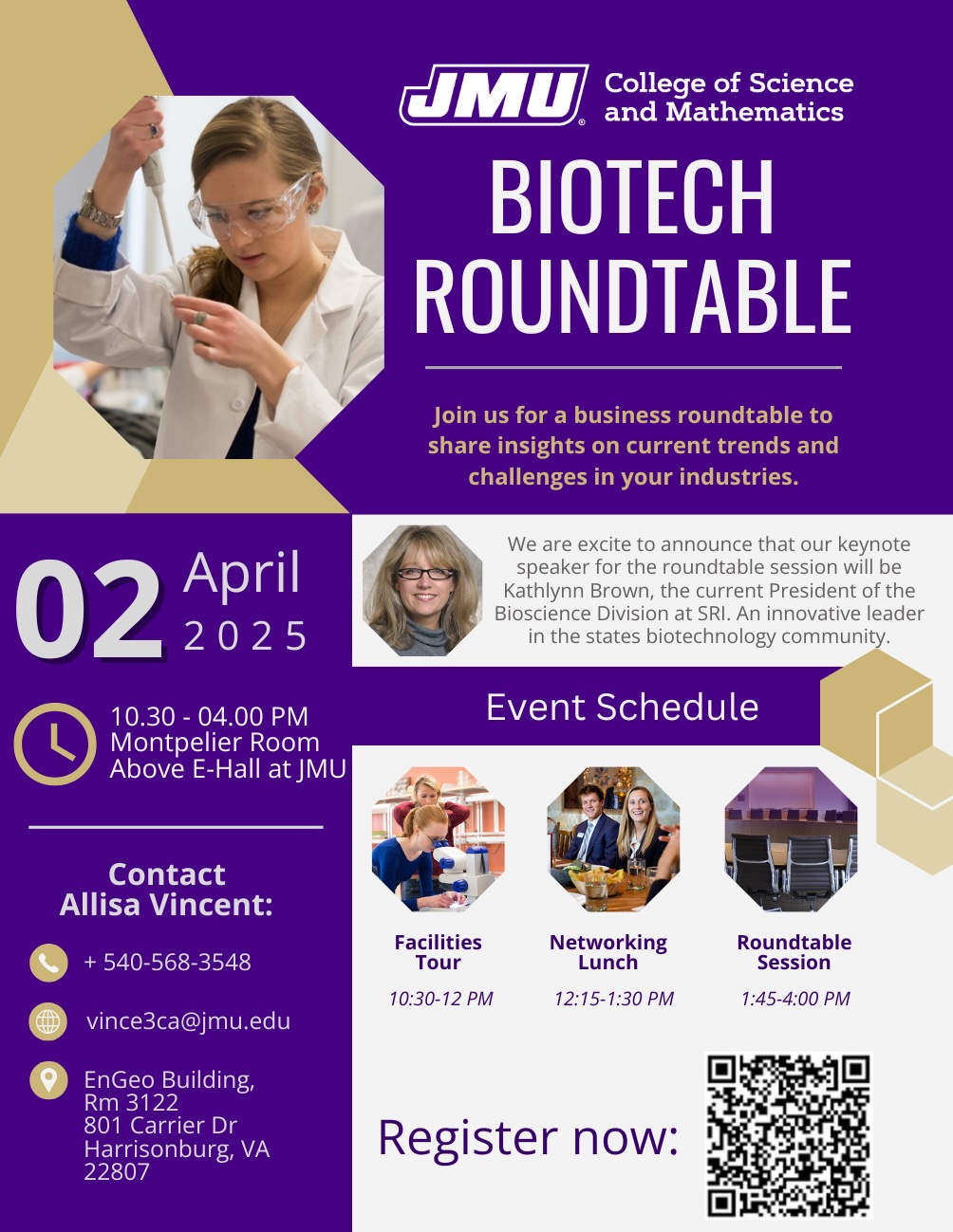 JMU Biotech Roundtable | VirginiaBio
